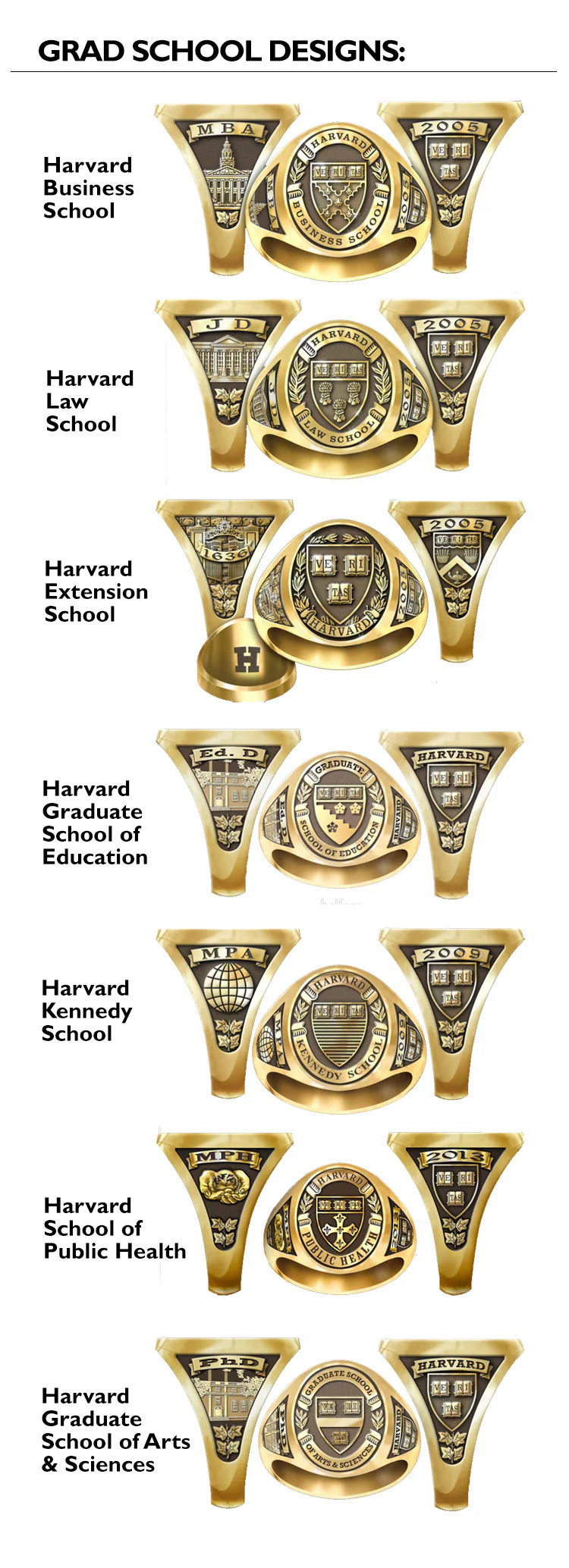 Harvard Class Rings - The Harvard Shop
