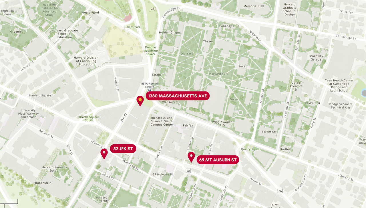 Locations & Hours – The Harvard Shop