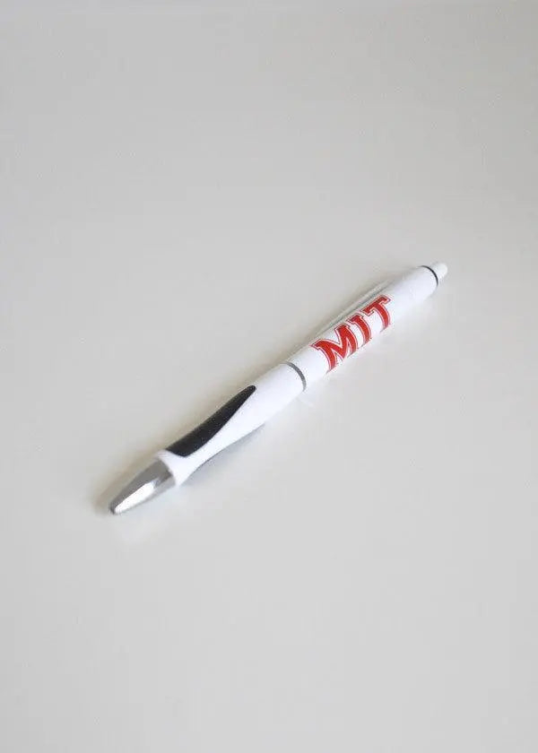 White MIT Pen - The Harvard Shop